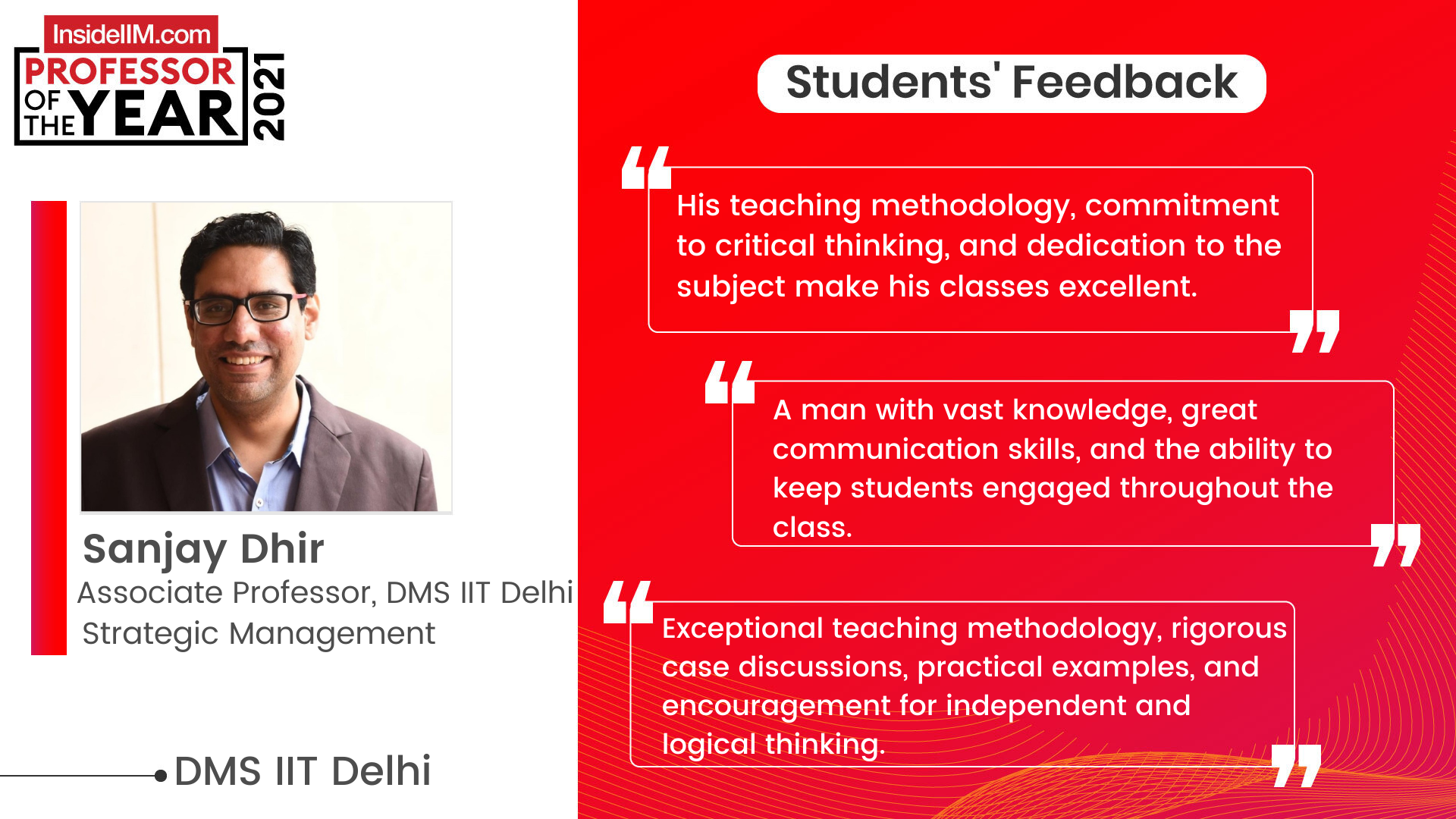 Meet The IIT Delhi Professor Whose Personality And Pedagogy Amazes ...