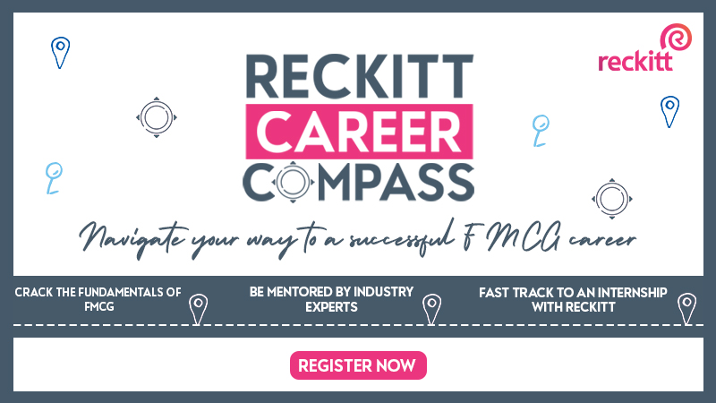 Presenting Reckitt Career Compass. Chance To Win A PPI. Register Now ...