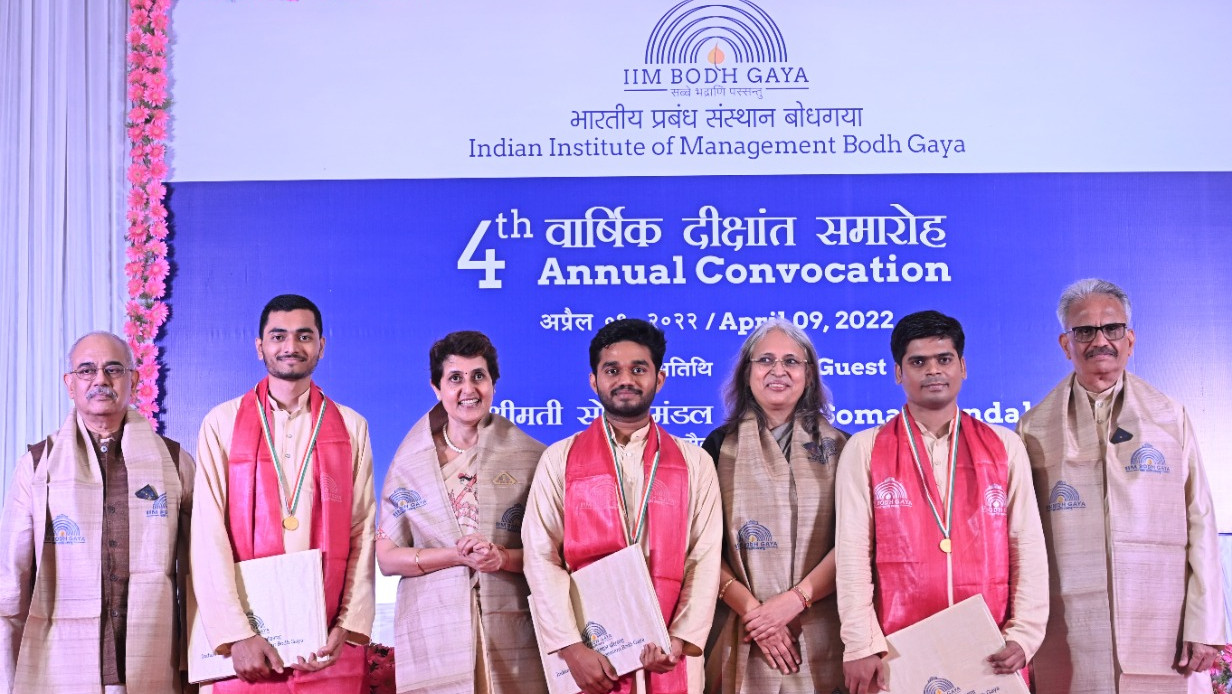 IIM Bodh Gaya Concludes Its 4th Convocation Ceremony For The MBA Batch Of 2020-22 - InsideIIM