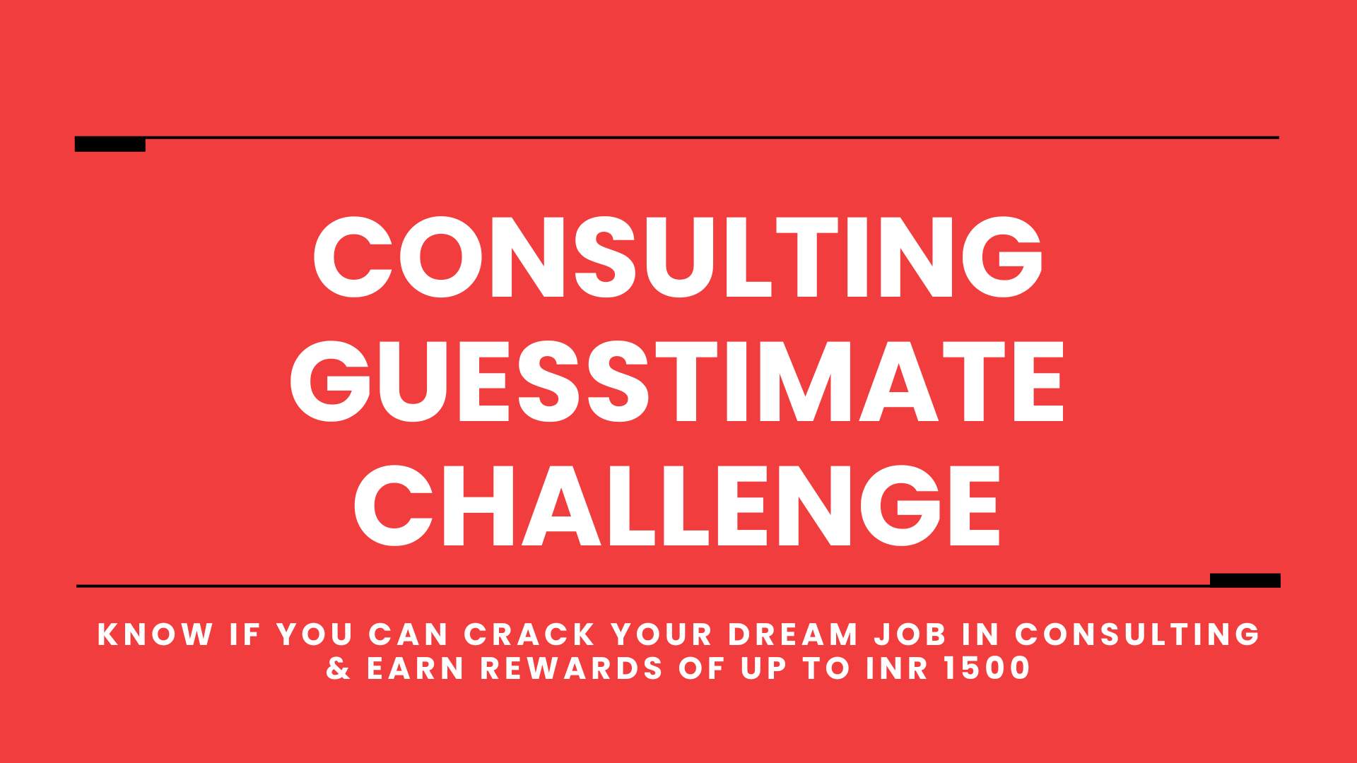 Guesstimate Challenge | Crack Your Dream Career With Top Consulting ...