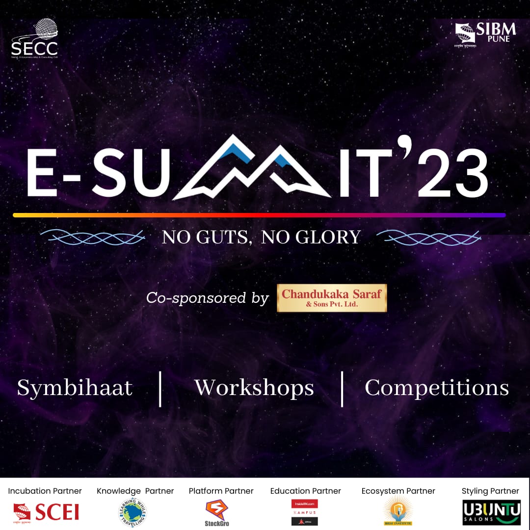 E-Summit'23 | SECC, SIBM Pune - InsideIIM