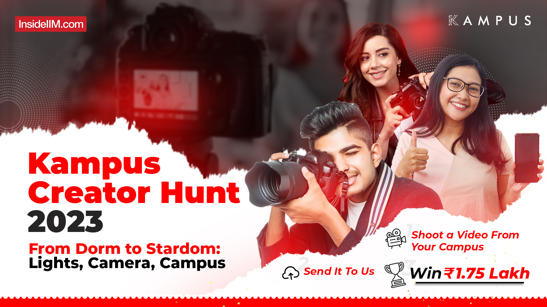 India's Biggest Campus Creator Competition! | Cash Prize: ₹ 1.75 Lakhs - InsideIIM
