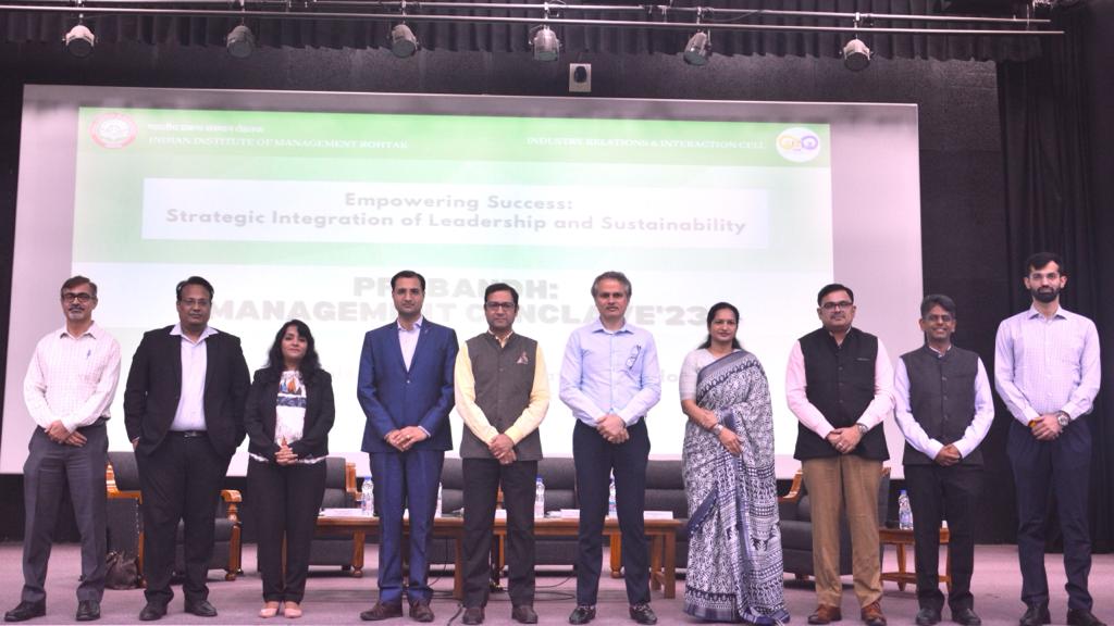 Empowering Success Through Strategic Integration Of Leadership And Sustainability: IIM Rohtak ...