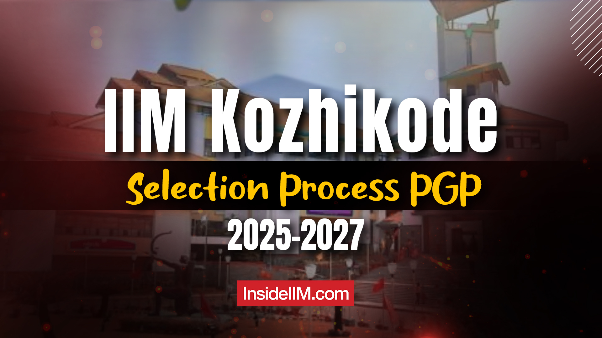 IIM Kozhikode Admission/ Selection Criteria 2025-27: CAT 2024 Cut-Offs - InsideIIM