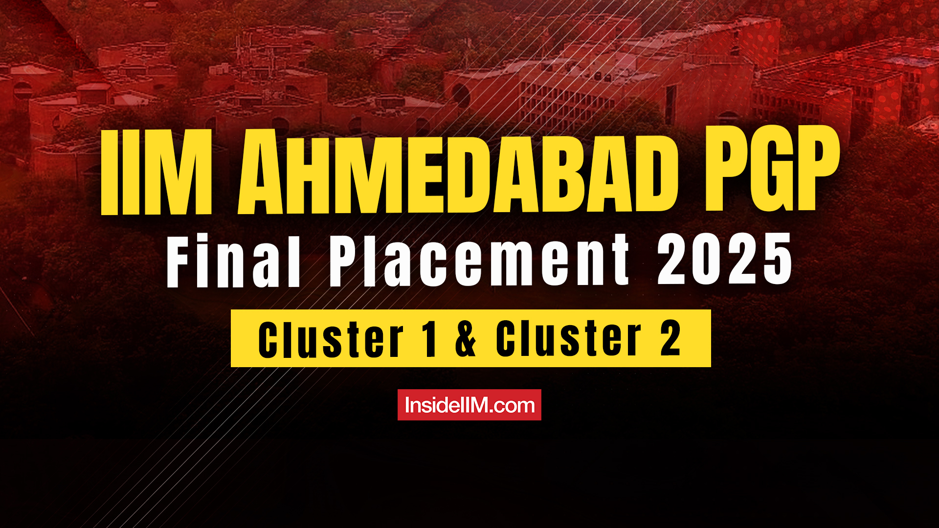 IIM Ahmedabad Final Placements 2025: Cluster 1 & 2 Highlights - InsideIIM