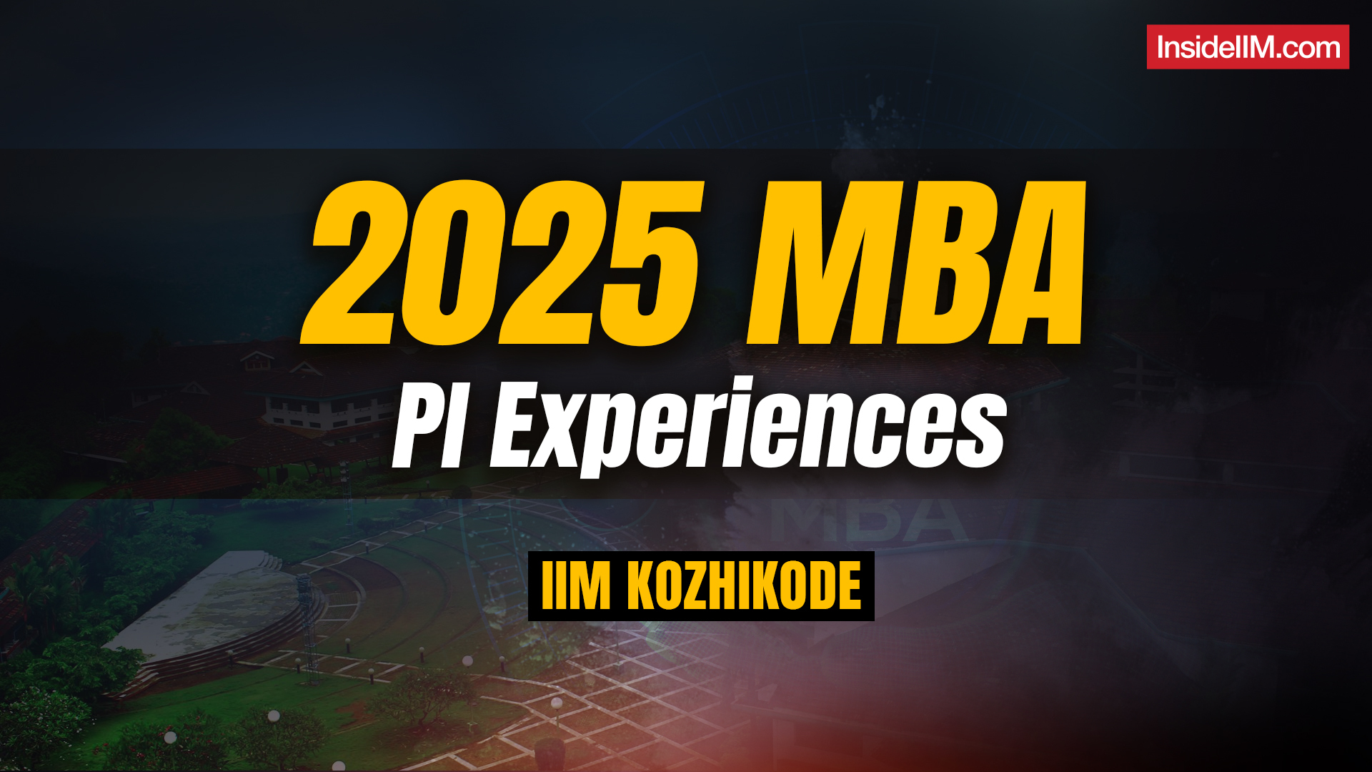 IIM Kozhikode Interview Transcripts 2025: Interview Experience & Insights - InsideIIM